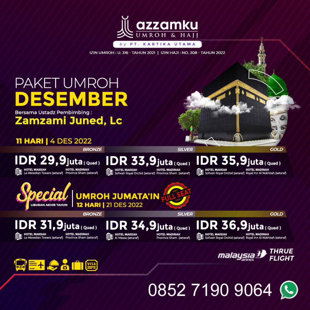 umroh-desember_azzamku | Riau Airlines